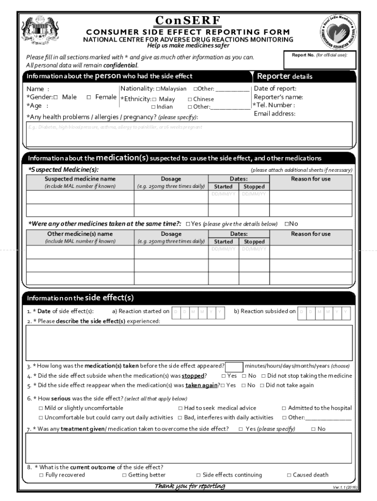 Fillable Online ConSERF Form Fax Email Print - pdfFiller
