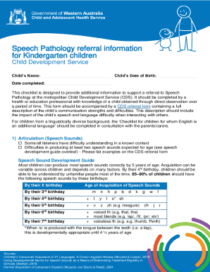 Fillable Online KidTherapy Speech and Language Intake Form Fax Email ...