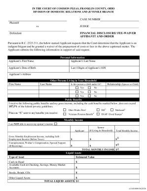 Fillable Online drj fccourts Legal Forms: Home - LibGuides at Franklin ...