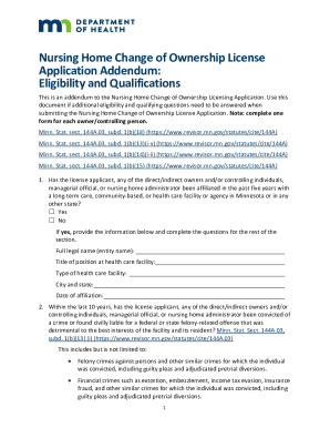 Fillable Online Recommended Nursing Home Application Form Fax Email ...