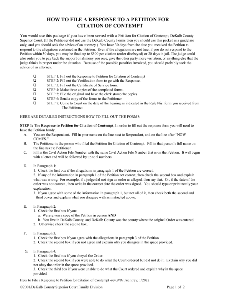 Fillable Online How to File a Motion for Contempt - CTLawHelp.org Fax Email Print - pdfFiller