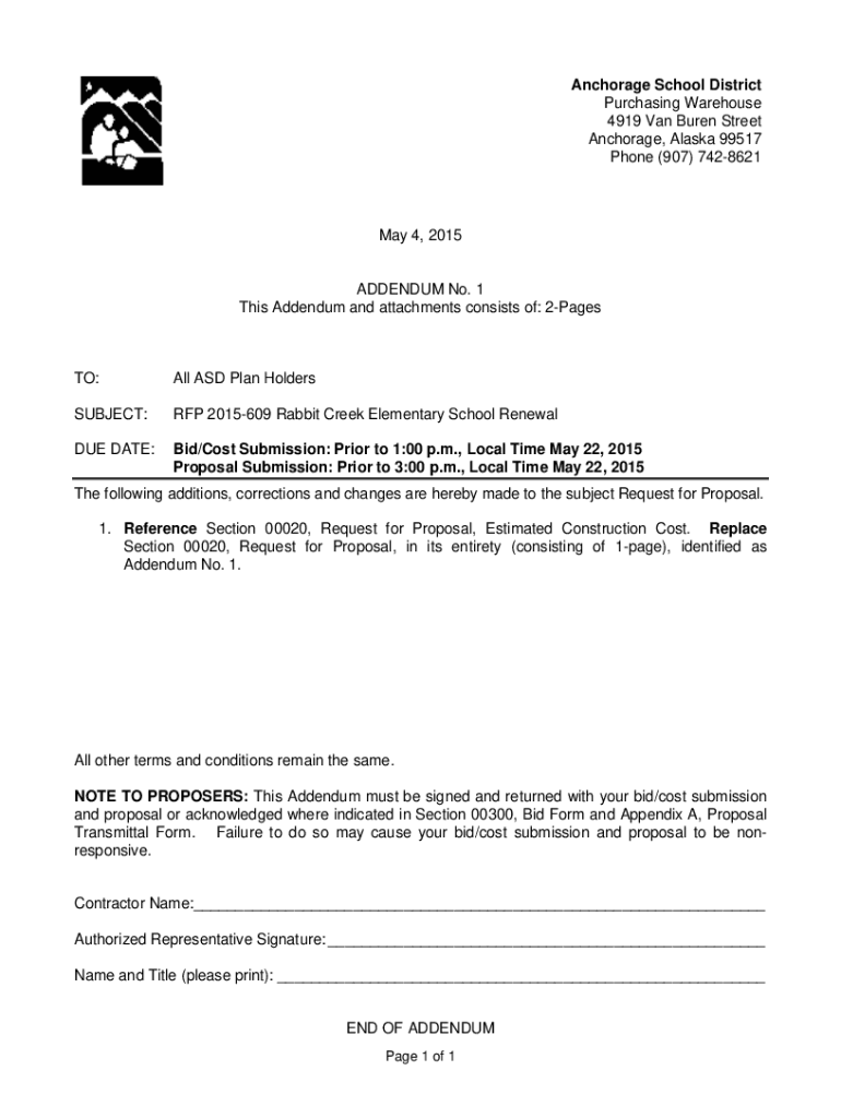 Fillable Online This Addendum and attachments consists of: 2-Pages Fax ...