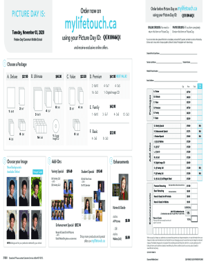 Fillable Online The Best Way to Order Lifetouch Photos after Picture ...