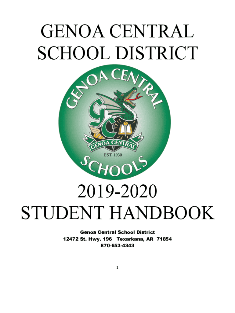 Fillable Online Genoa Central School District - U.S. News Education Fax ...