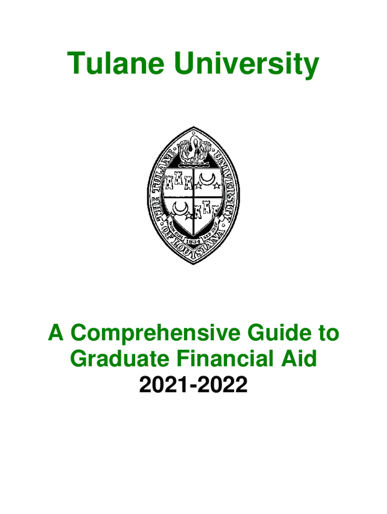 Fillable Online financialaid tulane How to Get Into Tulane Medical ...