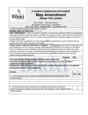 Fillable Online Zoning Map Amendment 180 Debuys Road - City of Biloxi Fax Email Print - pdfFiller