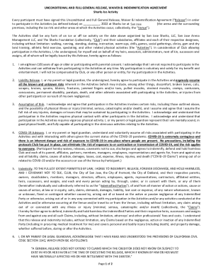 Fillable Online UNCONDITIONAL WAIVER AND RELEASE OF LIABILITY Sample ...