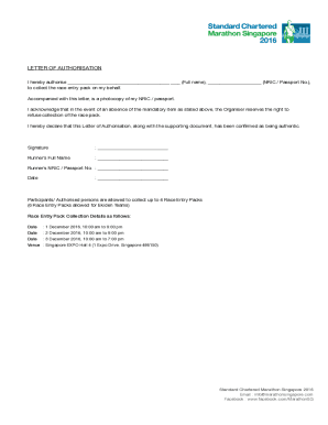 Fillable Online Authorization Letter To Claim - Fill Online, Printable, Fillable ... Fax Email ...