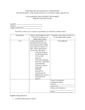 Fillable Online Philippine Deposit Insurance Corporation - PDIC Fax ...
