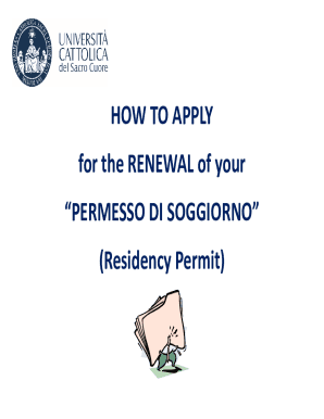 Fillable Online Italy Residence Permits - Guide to Obtaining Residency ...