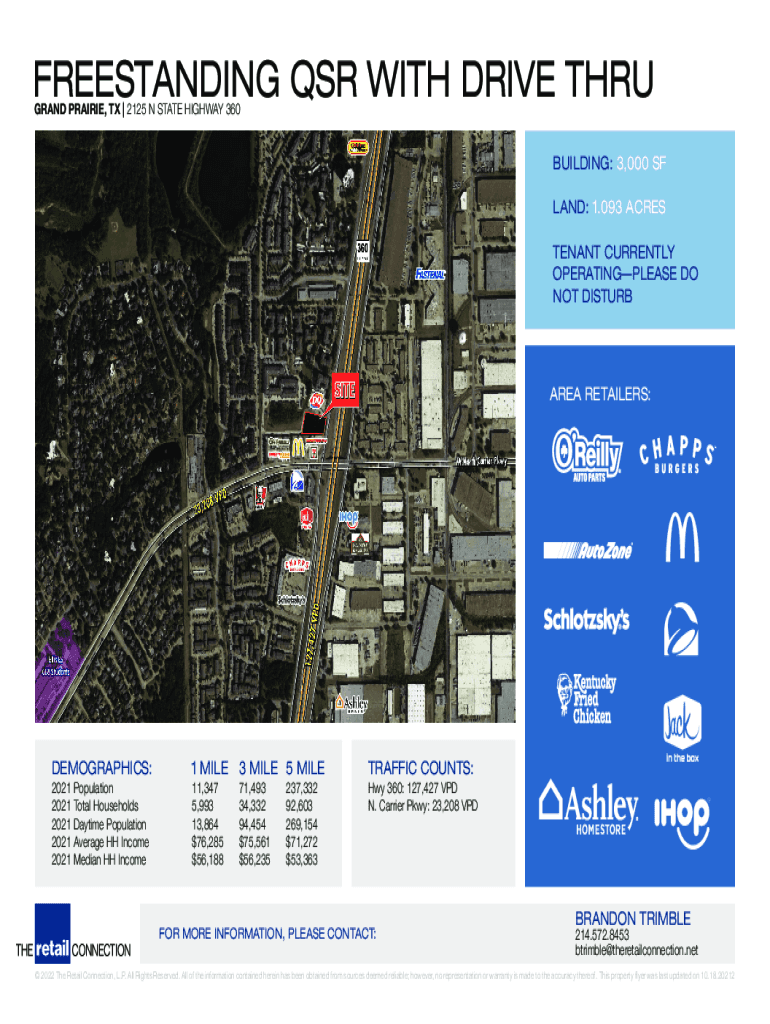 Fillable Online FREESTANDING QSR W/ DRIVE-THRU FOR LEASE Fax Email ...