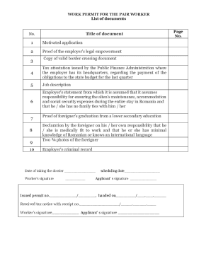 Fillable Online igi mai gov Employment Authorization Checklist Fax ...