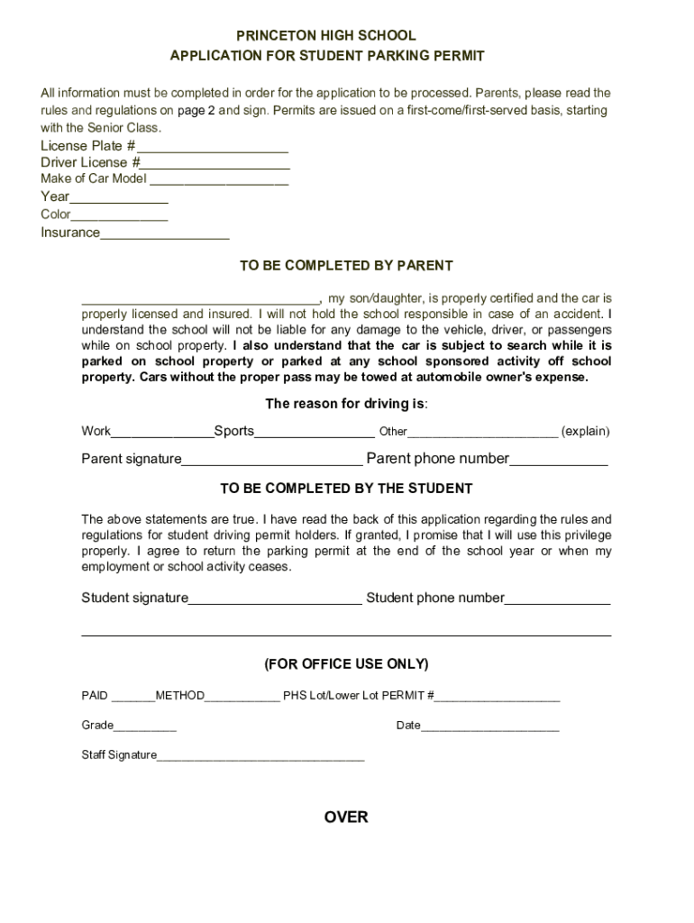 Fillable Online Parking permit terms and conditionsSheffield City Council Fax Email Print ...