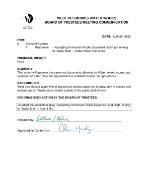 Fillable Online West Des Moines Water Works - Board Packet 5-15-17 Fax ...