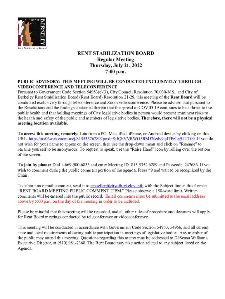 Fillable Online RENT STABILIZATION BOARD EVICTION / SECTION 8 ... Fax ...