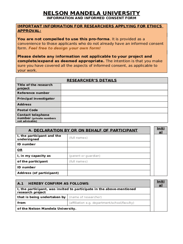 REC-H Application - Office of Research Development Doc Template | pdfFiller