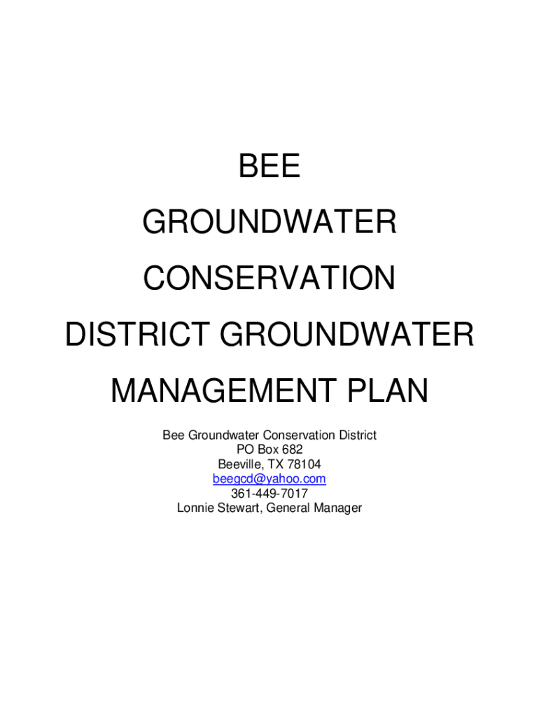 Fillable Online Live Oak Underground Water Conservation District Fax ...