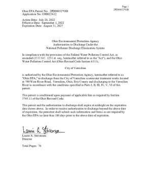 Fillable Online wwwapp epa ohio Response to Comments Template Fax Email ...