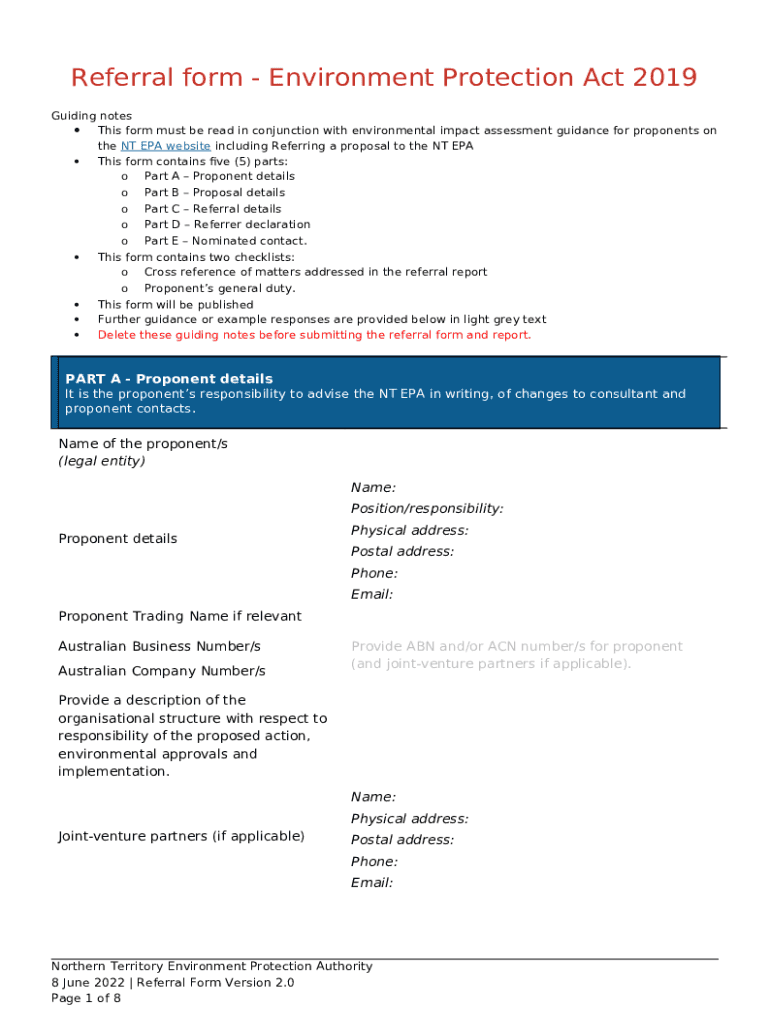 Draft terms of reference for an environmental impact statement - ntepa ...