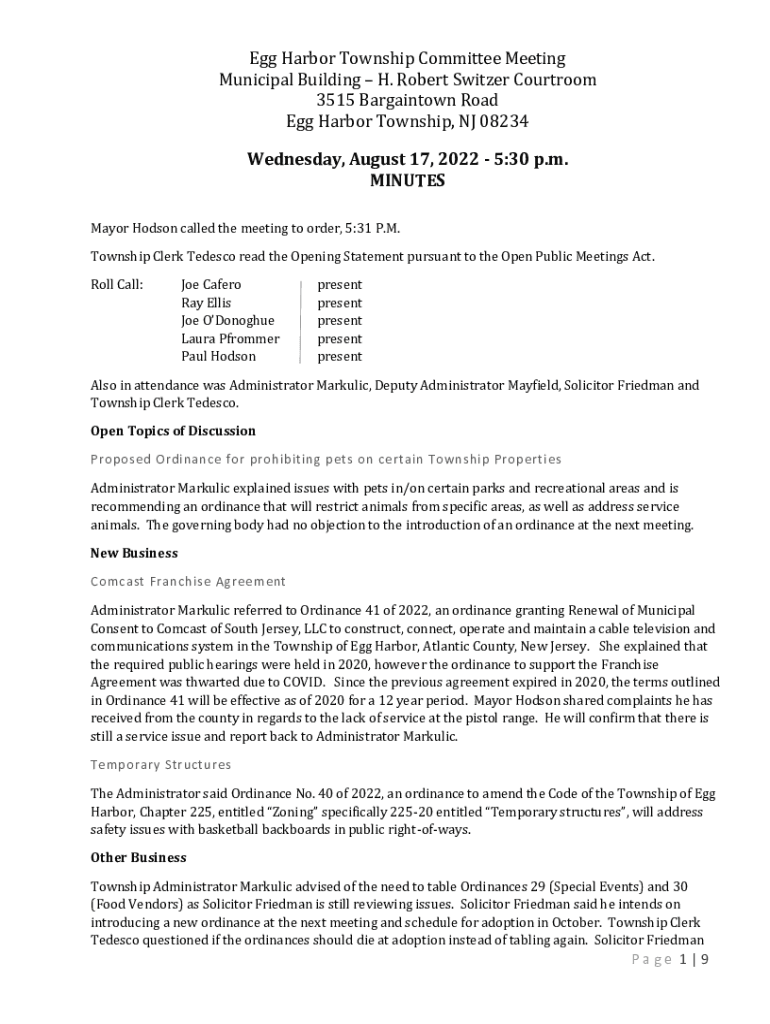 Fillable Online EHT municipal courtroom named in honor of retiring ...