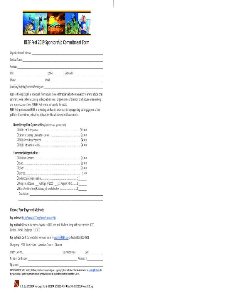 Fillable Online PRCBF Sponsor Reply Form Fax Email Print - pdfFiller