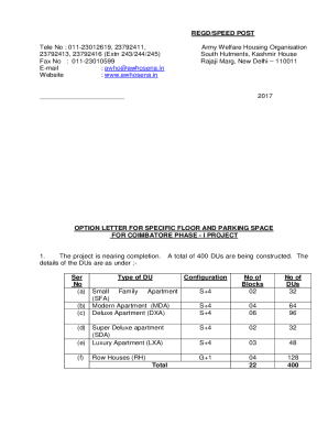 Fillable Online REGD/SPEED POST Tele No : 011-23012619, 23792411 ...