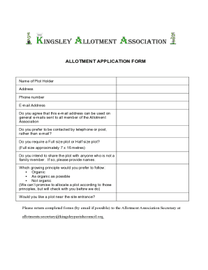 Fillable Online ALLOTMENT APPLICATION FORM ver 2.doc Fax Email Print ...
