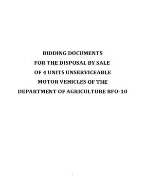 Fillable Online cagayandeoro da gov Bidding Documents for the Disposal by Sale of 4 Units ...