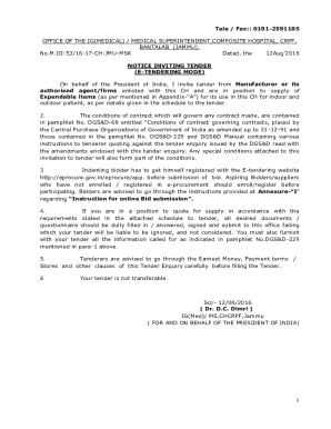 Fillable Online crpf gov OFFICE OF THE IG(MEDICAL) / MEDICAL ...