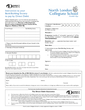 Fillable Online Direct Debit Mandate Form - SSE Airtricity Fax Email ...