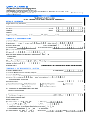 Fillable Online General Insurance Claim Process - Bajaj Allianz Fax ...