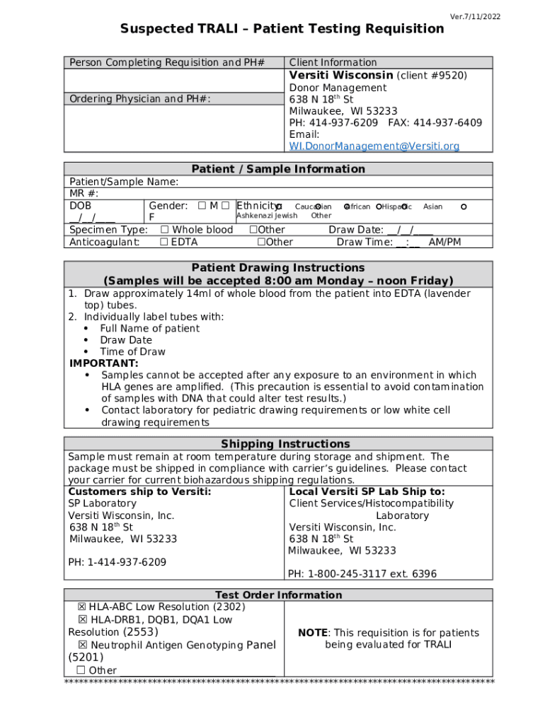 Recognition and Management of Suspected Transfusion ... Doc Template ...