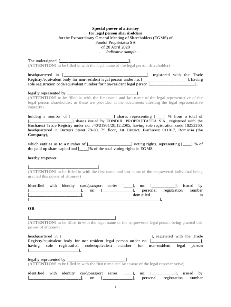 Example of Power of Attorney - SEC.gov Doc Template | pdfFiller