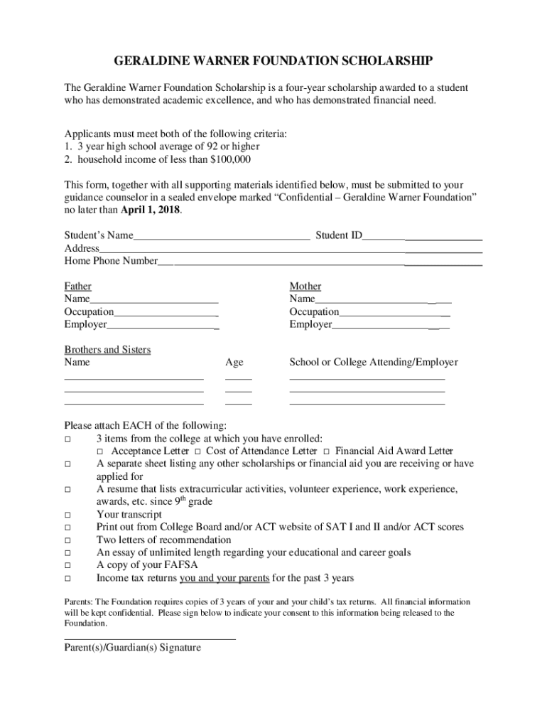 Fillable Online Reminder for NFA Seniors: Scholarship System Is Now Open Fax Email Print - pdfFiller