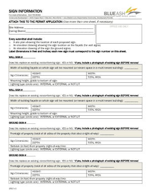 Fillable Online Zoning Approvals - Welcome to City of Blue Ash, Ohio ...
