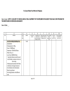 Fillable Online bicol da gov PHILIPPINE BIDDING DOCUMENTS - BSP Fax ...
