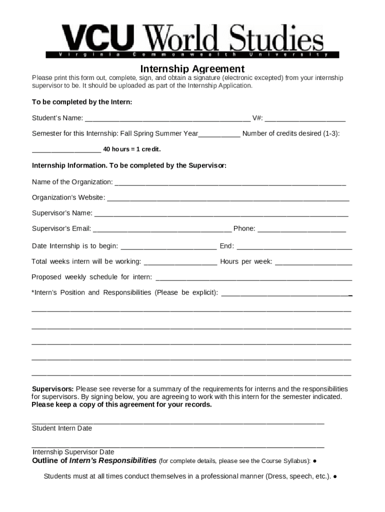 Federal labour standards for interns and student interns - worldstudies vcu Doc Template | pdfFiller