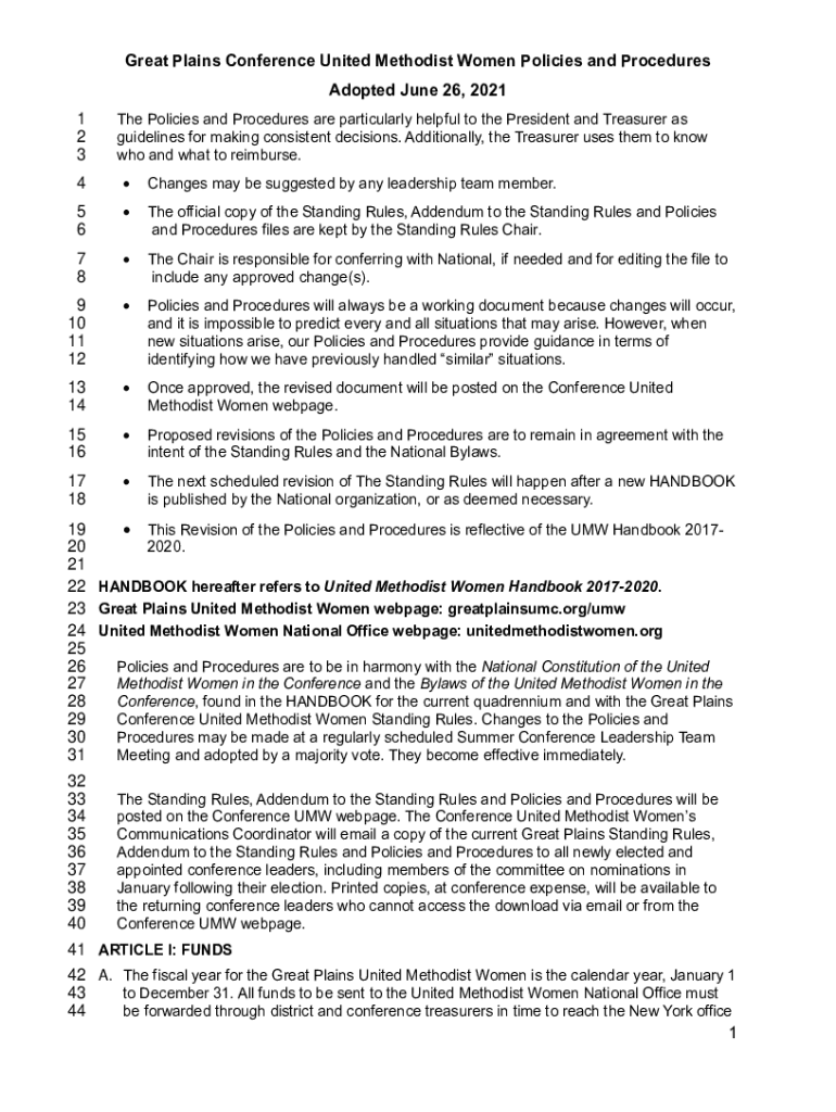 Fillable Online UMW Forms - Great Plains Conference Fax Email Print ...