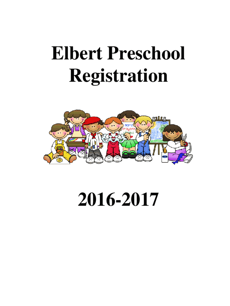 Fillable Online How to create a digital Preschool Registration Form Fax ...