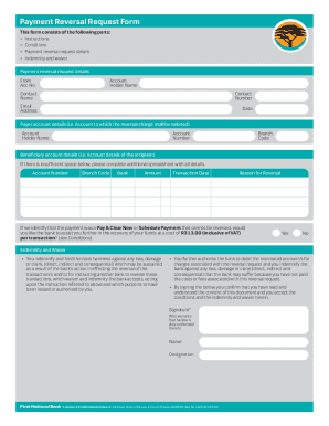 Fillable Online Fillable Payment Reversal Request Form (Law for All ...