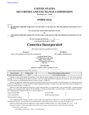 Fillable Online SEC Filings - Comerica Investors Fax Email Print ...