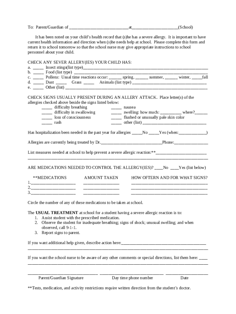 MCH 213G School Health Entrance Instructions Doc Template | pdfFiller