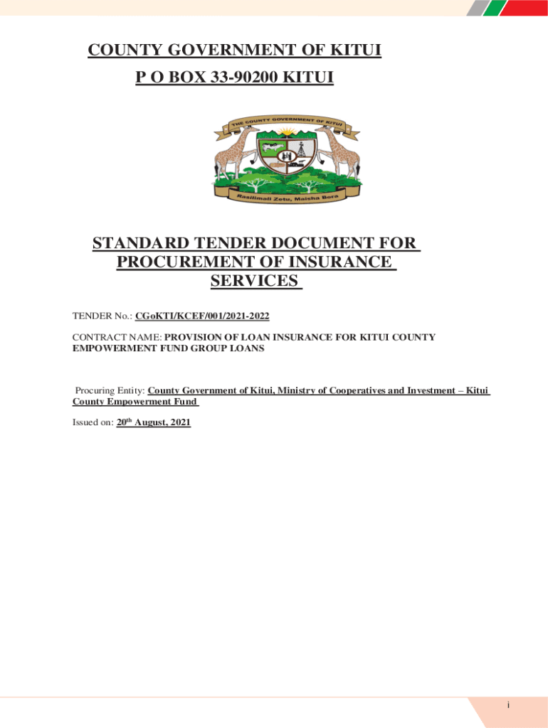 Fillable Online DOC 9.cdr - Kitui County Government Fax Email Print ...