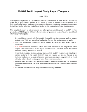 240 TRAFFIC IMPACT ANALYSIS & STATEMENT - ADOT - epg modot Doc Template ...
