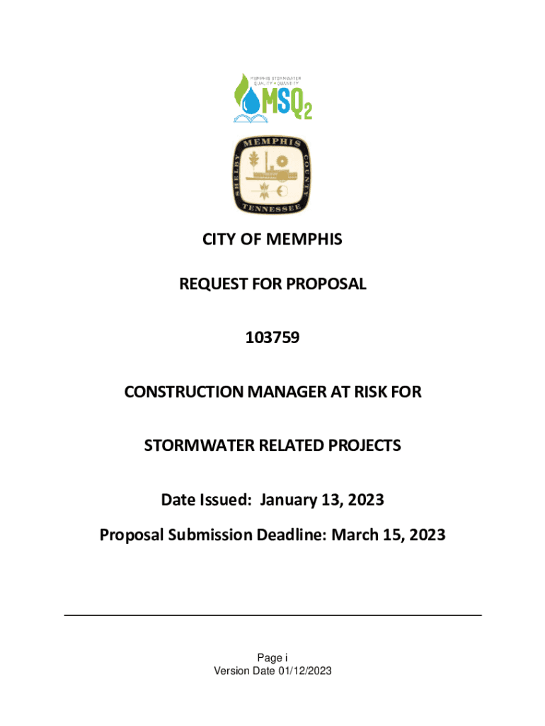 Fillable Online Request for Proposals - MLGW Fax Email Print - pdfFiller