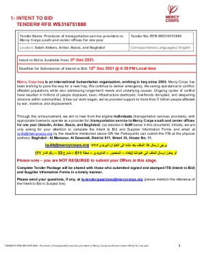 Fillable Online How to Write a Letter of Intent to Bid - RFP360 Fax ...