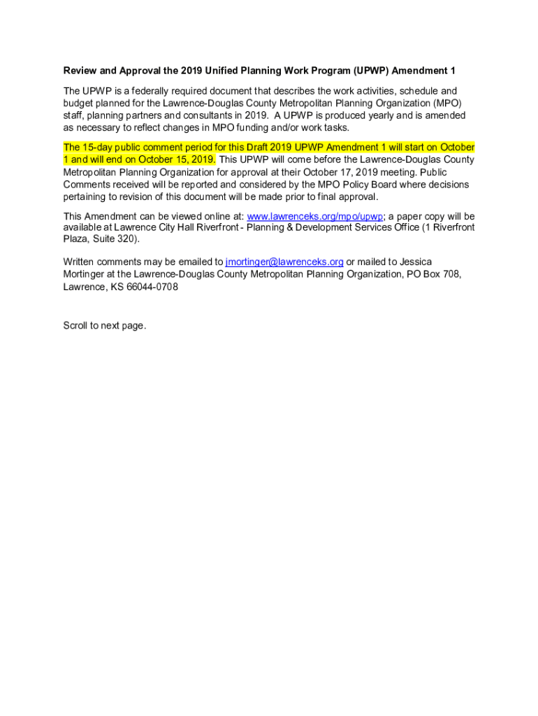 Fillable Online unified planning work program (upwp) - Forward Pinellas ...