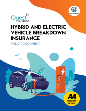 Fillable Online Hybrid and Electric Vehicle Breakdown Insurance Fax ...