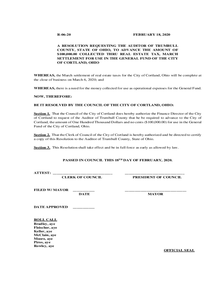 Fillable Online Forms - Trumbull County Auditor Fax Email Print - pdfFiller