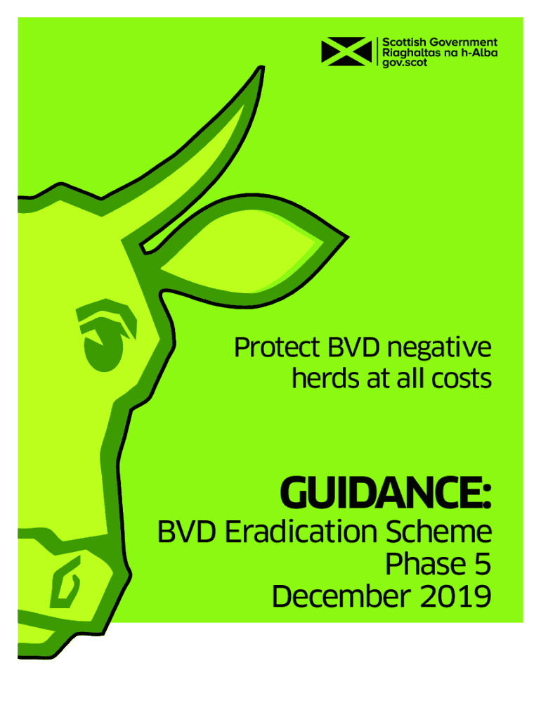 Fillable Online Eradication of Bovine Viral Diarrhoea (BVD) in Cattle ...